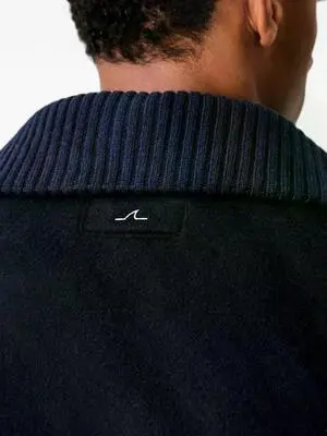 Paul & Shark Ribbed-knit Collar Jacket