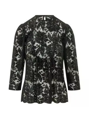 LE SULLY STUDIO Floral-lace Blouse
