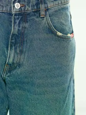 AMISH SUPPLIES James Distressed Straight-leg Jeans