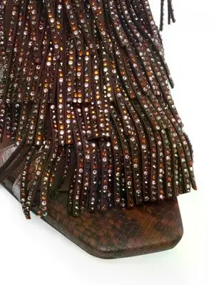 Kurt Geiger Fringe Sandal 90
