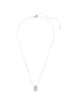 SWAROVSKI Hyperbola Interlocking-ring Necklace - Silver