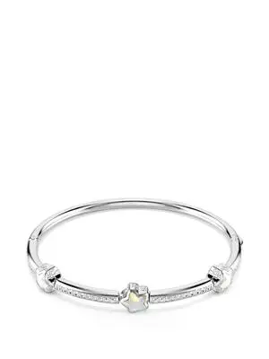 SWAROVSKI Chroma Star-motif Crystal-embellished Bangle - Silver