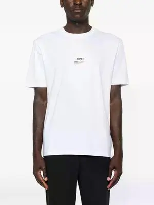 BOSS Logo-print Crew-neck T-shirt