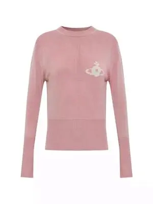 VIVIENNE WESTWOOD Orb-intarsia Wool Sweater - Pink