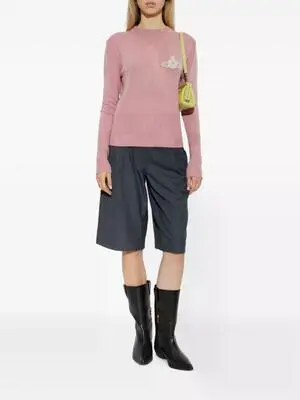 VIVIENNE WESTWOOD Orb-intarsia Wool Sweater
