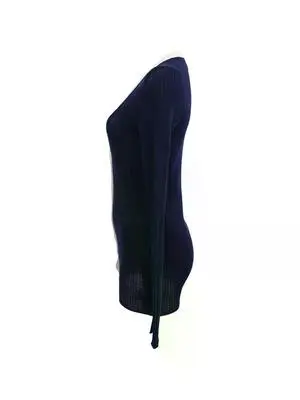 Prada Cashmere Ribbed Cardigan