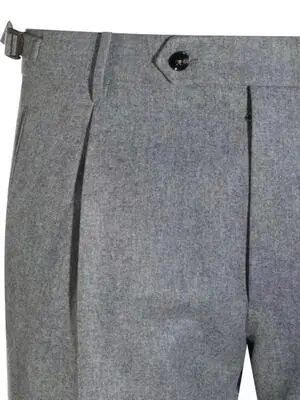BERWICH Pleated Trousers - Grey