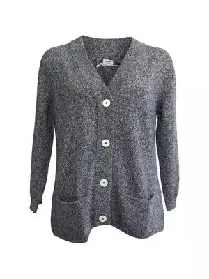 Hermès Knitted Buttoned Cardigan - Grey