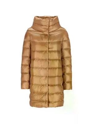Herno Quilted Funnel-neck Coat