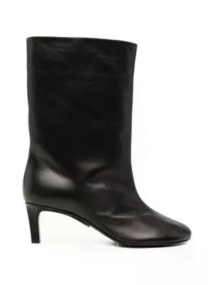 Plan C Pointed-toe Leather Boots
