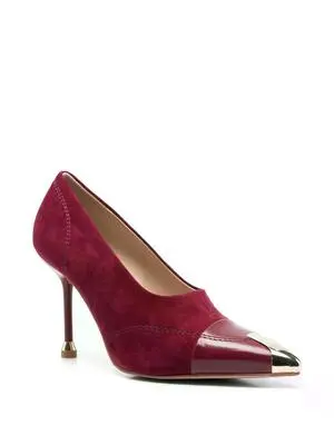 Liu Jo Metal-tip Suede Pumps