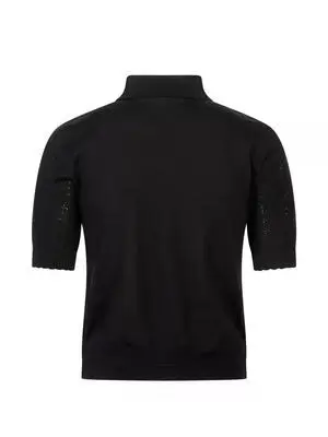 Marni Pointelle-knit Polo Shirt