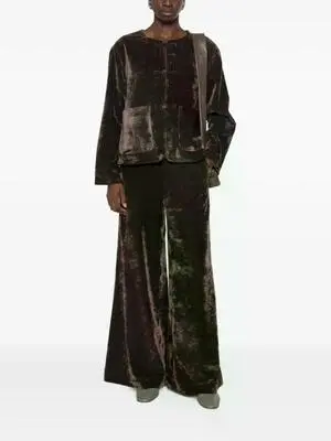 JCSOPHIE Velvet Frog-fastening Jacket