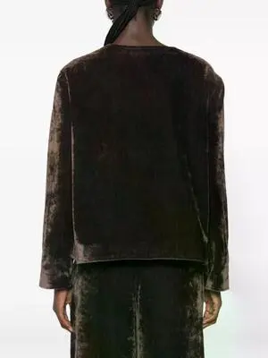 JCSOPHIE Velvet Frog-fastening Jacket