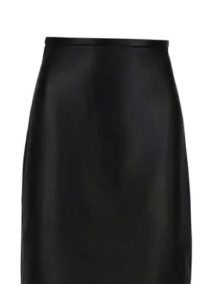 Co Leather Midi Skirt