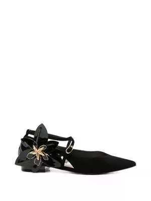 Liu Jo Floral-embellished Pointed-toe Sandals