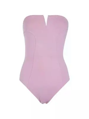 ERES Apparence V-cut Strapless Swimsuit - Pink