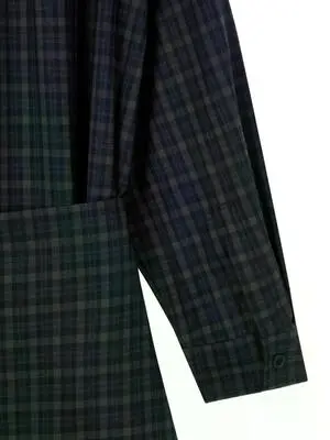 STUDIO TOMBOY Check-pattern Wrap Dress