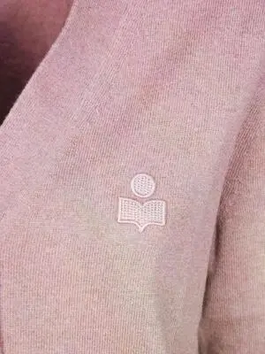 Isabel Marant Étoile Logo-embroidered V-neck Cardigan