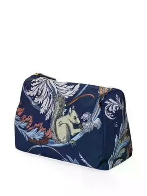 INOUI EDITIONS Rococo Squirrel-print Makeup Bag