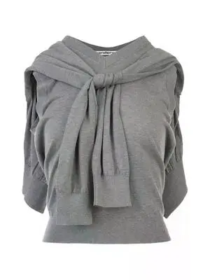 Alexander Wang Layered-effect Cut-out Sweater