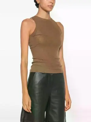 Co Ribbed-knit Cashmere Tank Top