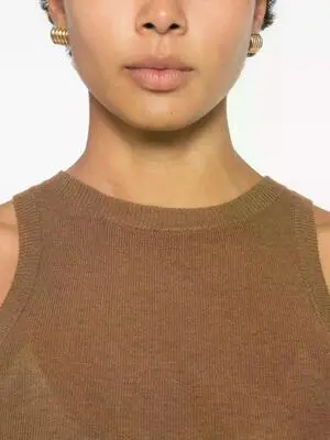 Co Ribbed-knit Cashmere Tank Top