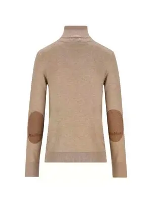 Max Mara Elbow-patch Roll-neck Sweater