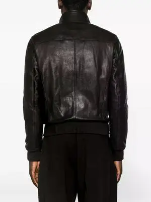 STEWART Zip-up Leather Jacket