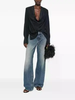 Federica Tosi Long-sleeve Draped Top