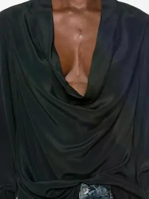 Federica Tosi Long-sleeve Draped Top