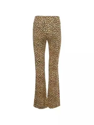 Alice + Olivia Leopard-print Flared Trousers - Neutrals