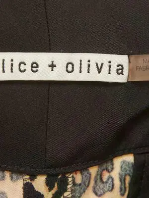 Alice + Olivia Leopard-print Flared Trousers