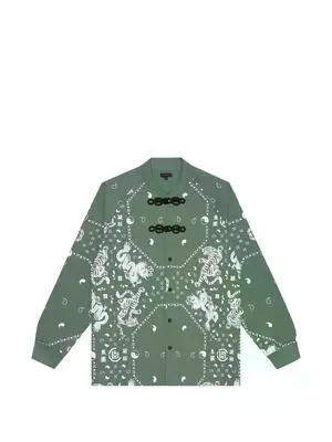 CLOT Graphic-print Frog-fastening Bomber Jacket