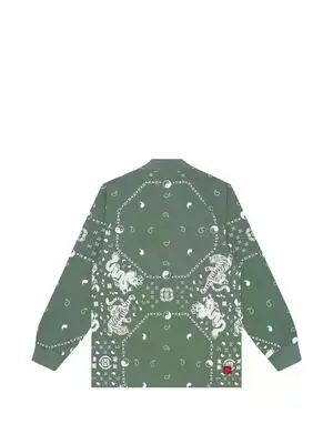 CLOT Graphic-print Frog-fastening Bomber Jacket