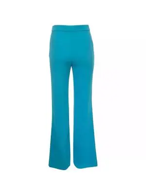 Alice + Olivia Crepe Flared Trousers
