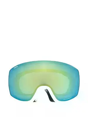 UVEX Mirrored Geometric-frame Ski Goggles - White