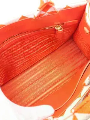 Prada 2013-2026 Small Canvas Symbole Triangolo Satchel