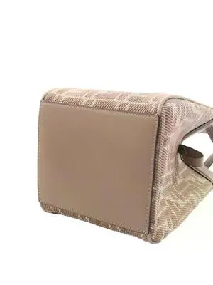 Fendi 2010-2026 Mini Zucca Canvas Origami Shoulder Bag - Neutrals