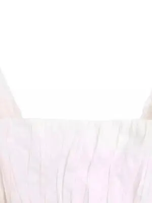 Aje Puff-sleeve Cropped Top