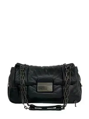 Prada 2010-2026 Nappa Bomber Flap Shoulder Bag