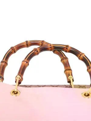 Gucci 2016-2026 Tall Leather Bamboo Shopper Tote Satchel