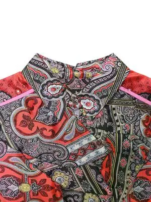 Etro Paisley-print Ruffle Blouse
