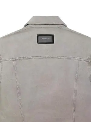 Givenchy Crease-effect Denim Jacket - Grey
