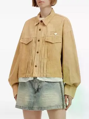 Izzue Pleated Oversized Jacket