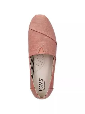 Toms Canvas Slip-on Ballet Flats - Pink