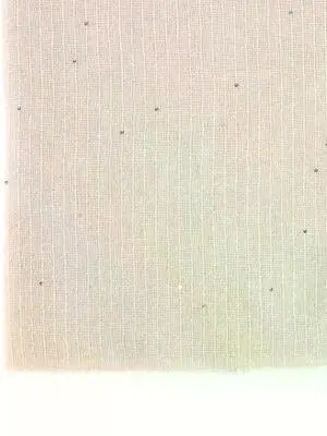 GRAN SASSO Sequin-embellished Frayed Scarf - Neutrals