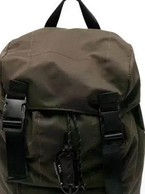 A.p.c. Buckle Backpack - Green