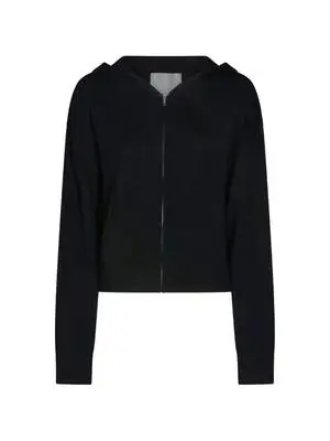 ALLUDE Zip-up Hoodie - Blue