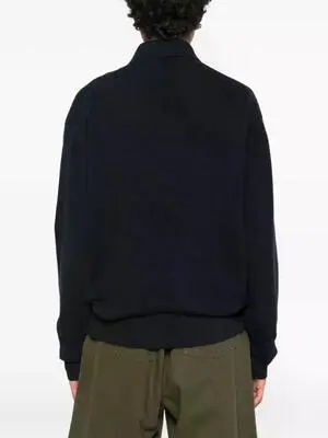 Plan C Zip-fastening Knit Polo Shirt